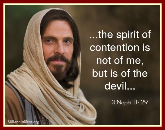 Stop the Contention | The Millennial Star