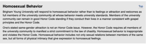 BYU Honor Code Controversy: An Alumna’s Take | The Millennial Star